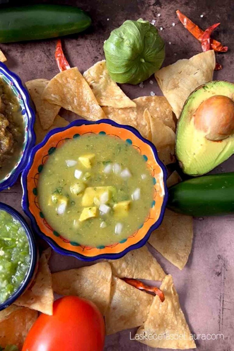 The Best Homemade Serrano Salsa Verde │ Spicy Taqueria-style