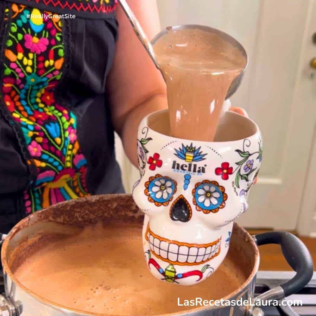 Mexican style hot chocolate