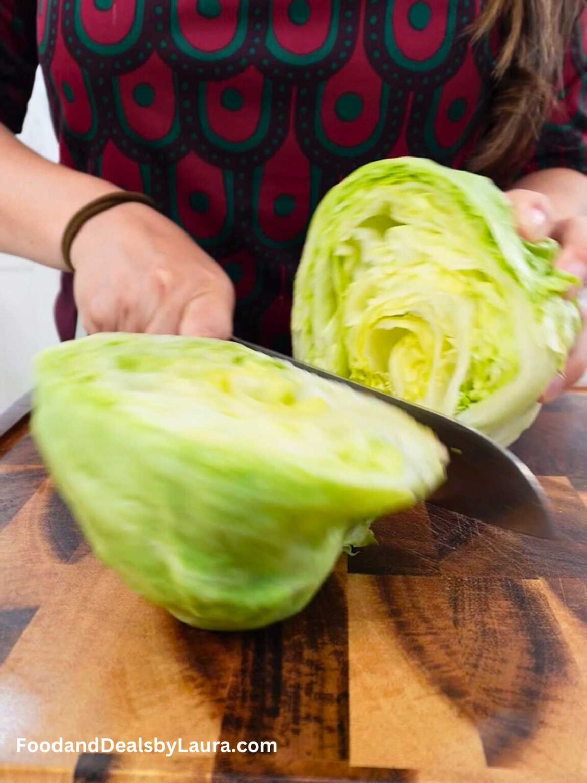 How to shred lettuce for Tacos & Keep it Fresh and Crunchy!