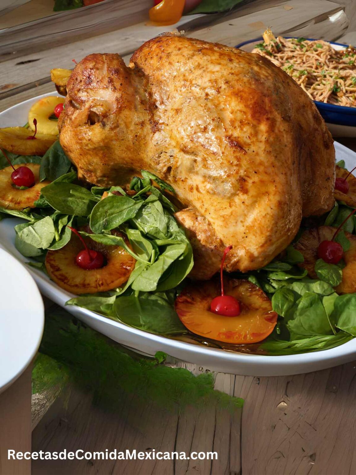 Roasted Turkey with White Wine and Pineapple Juice (Hawaiian Style)