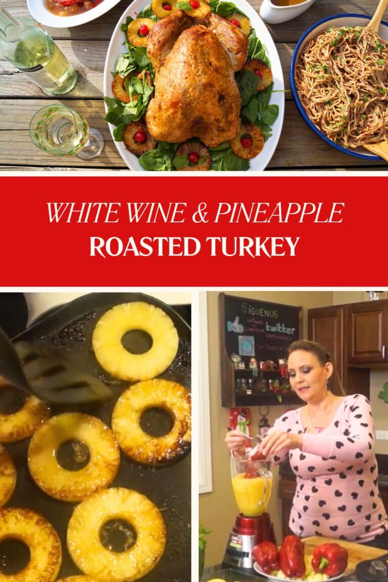 Roasted Turkey with White Wine and Pineapple Juice (Hawaiian Style)