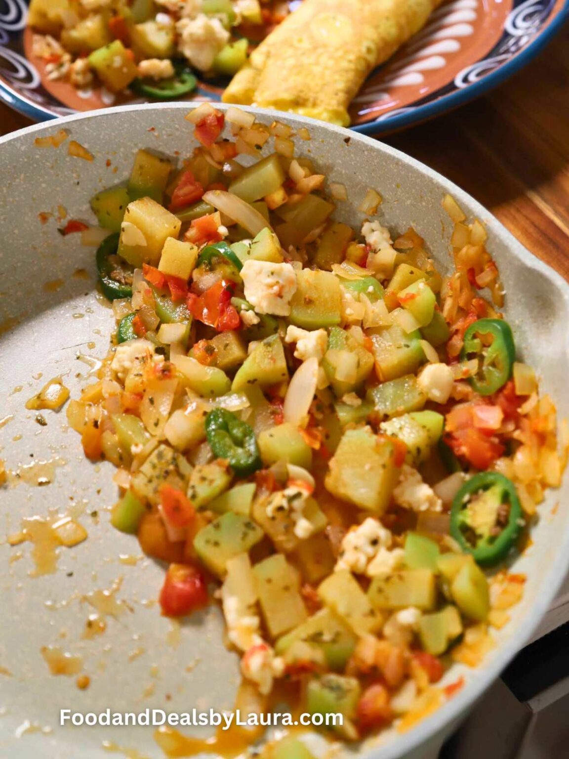 Chayote a la Mexicana (Mexican Squash with Queso Fresco)
